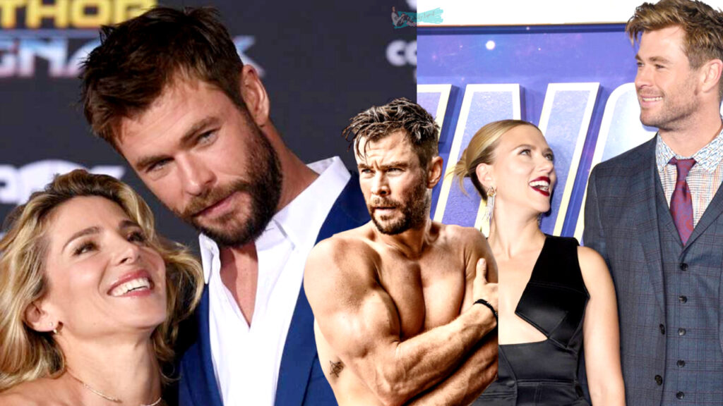 female celebrities flirting with chris hemsworth | FilMonger