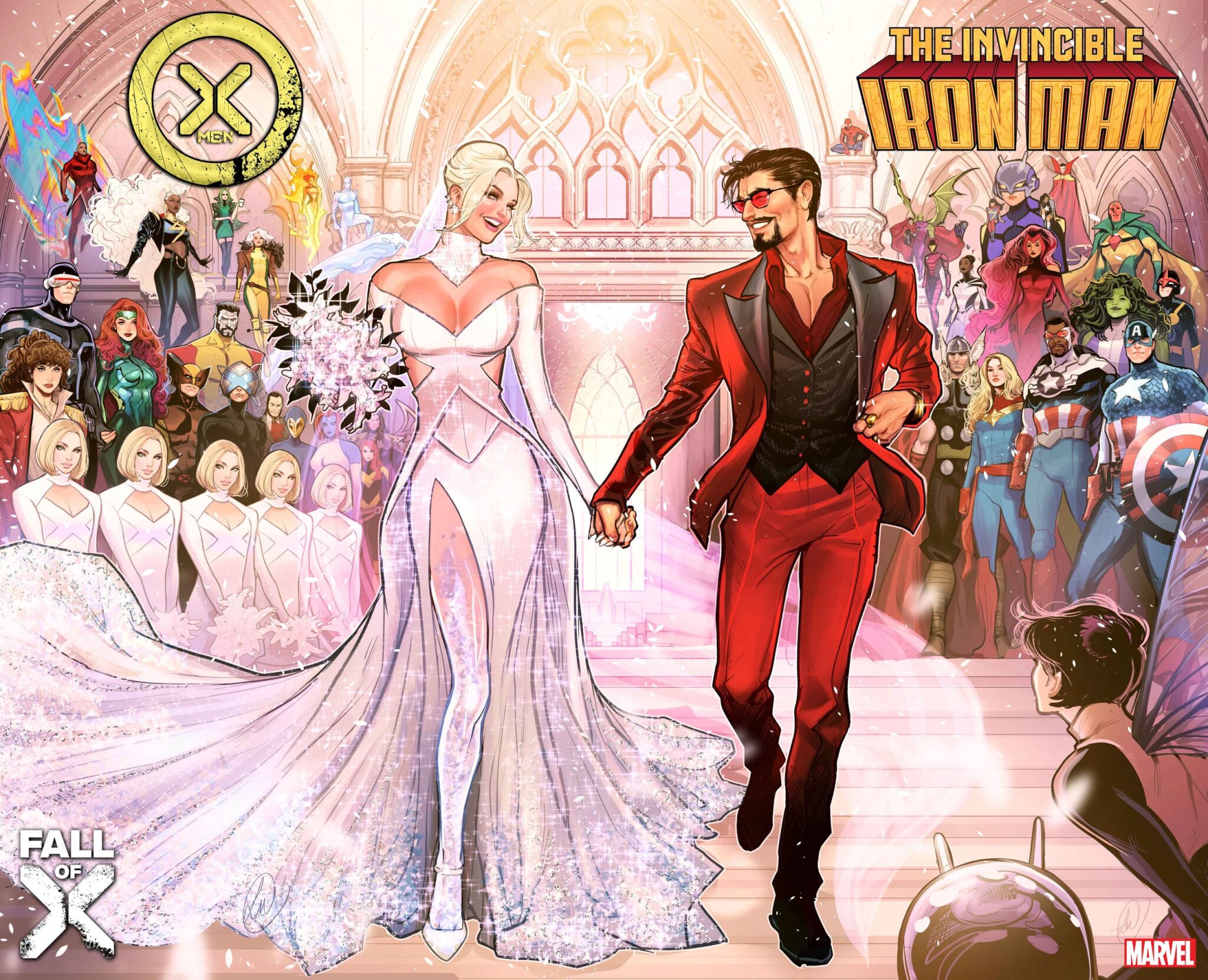 Marvel’s Unlikely Union: Tony Stark and Emma Frost’s Wedding Revealed ...
